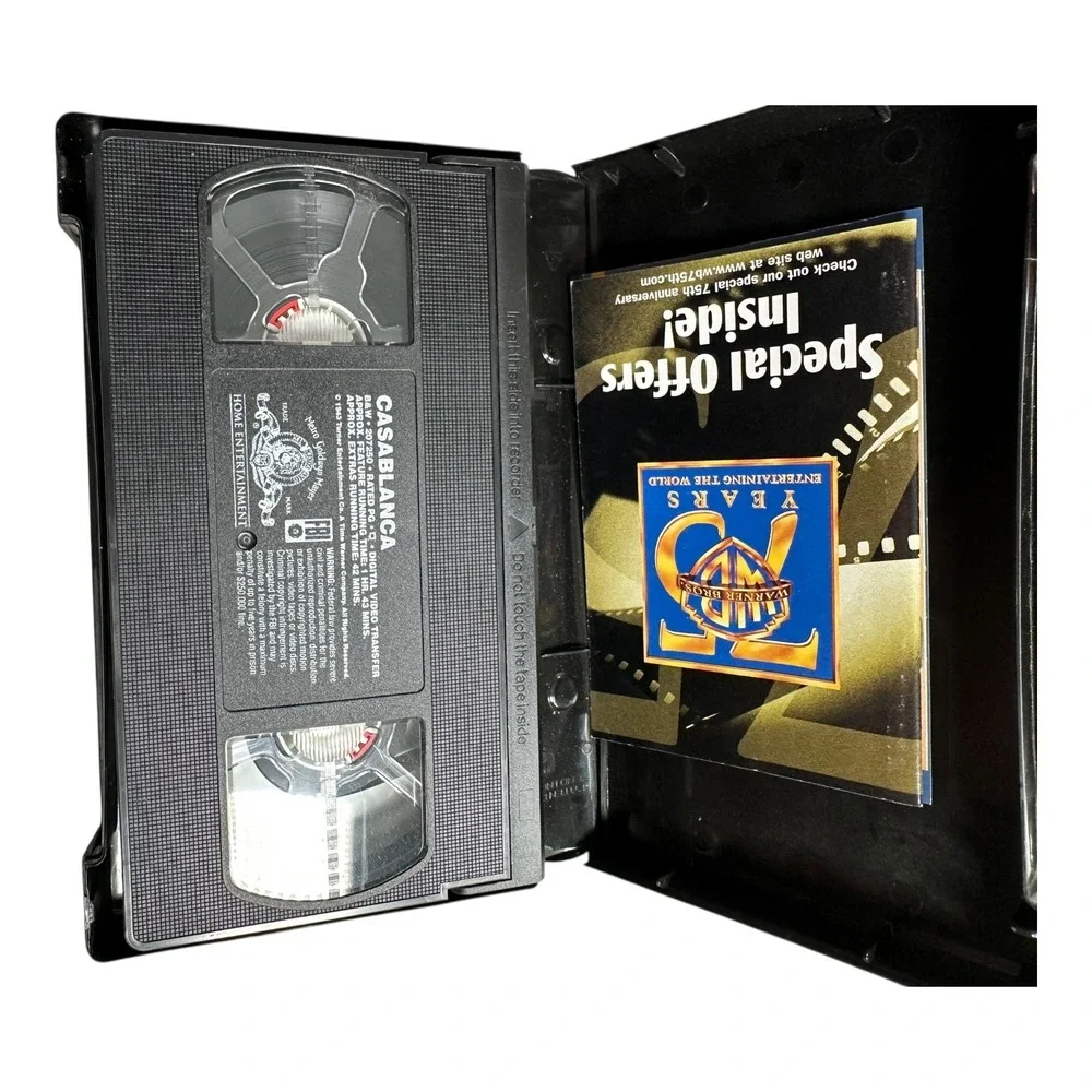 Warner Bros. | Media | Casablanca Special Edition Vhs Tape Featuring ...